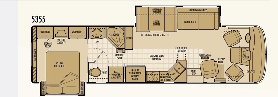 2005 National RV Dolphin 5355 - National Vehicle